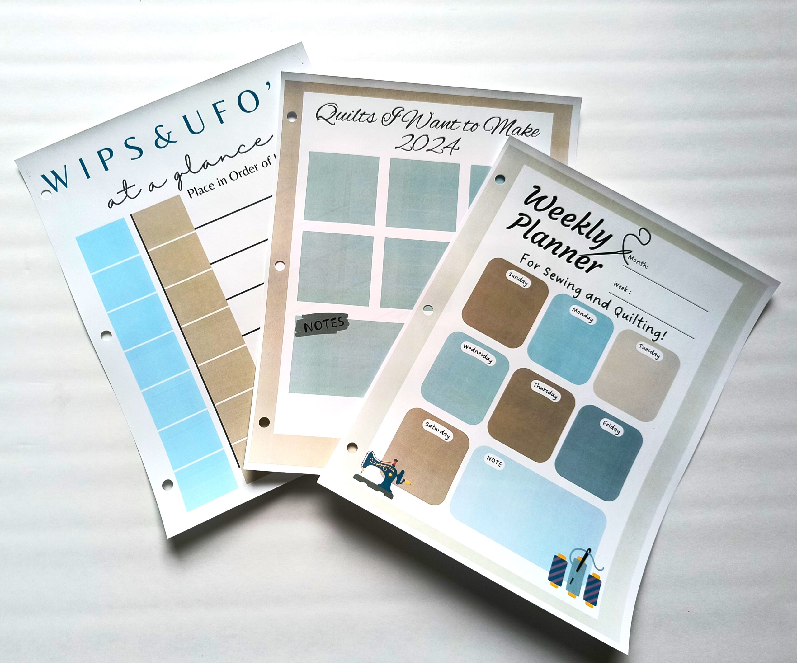Quilt Planning Pages - Jerianns Handmade