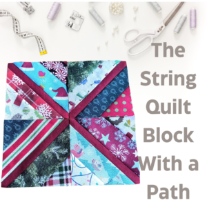 How to Make the String Quilt Block With a Path! - Jerianns Handmade